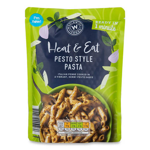 Heat & Eat Pesto Style Pasta Pouch | ALDI UK